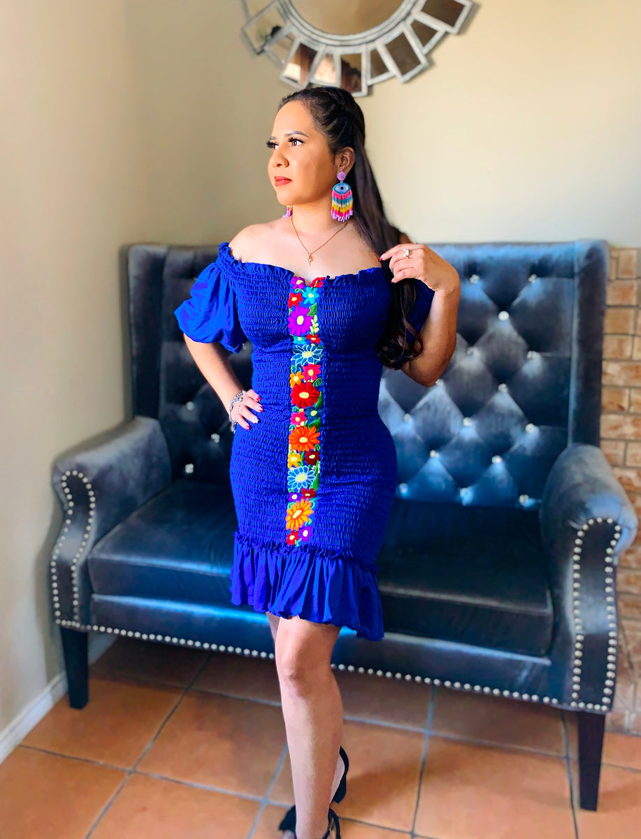 Chula Dress-Blue – Rosiita's B-utique